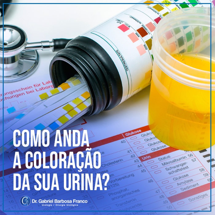 Como anda a cor da sua urina? - Dr. Gabriel Franco